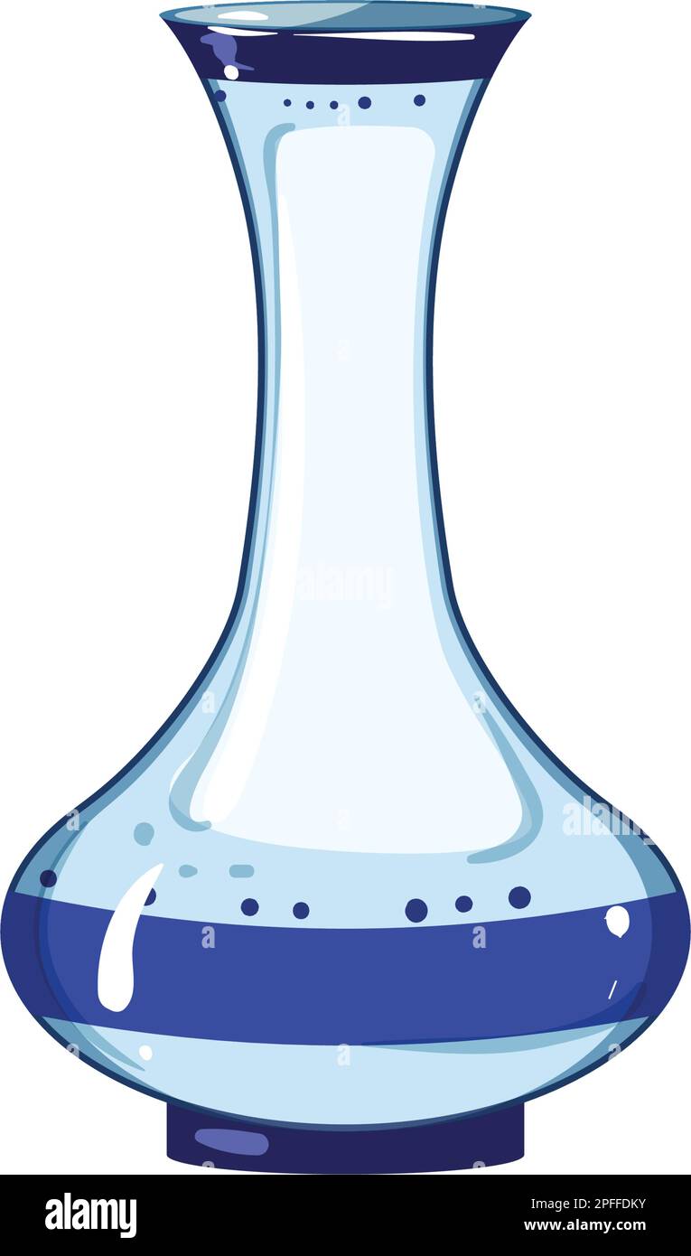 vintage antique vase cartoon vector illustration Stock Vector Image & Art - Alamy
