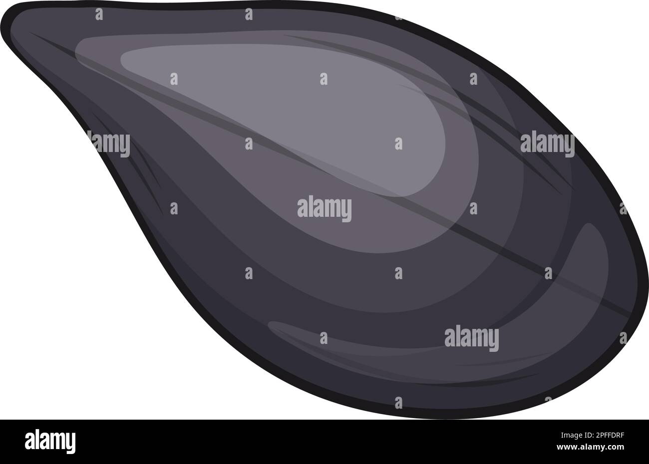 sesame seed black cartoon vector illustration Stock Vector Image & Art ...