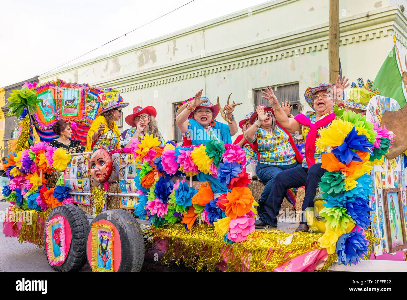 Matamoros, Tamaulipas, Mexico - February 25, 2023: Fiestas Mexicanas ...