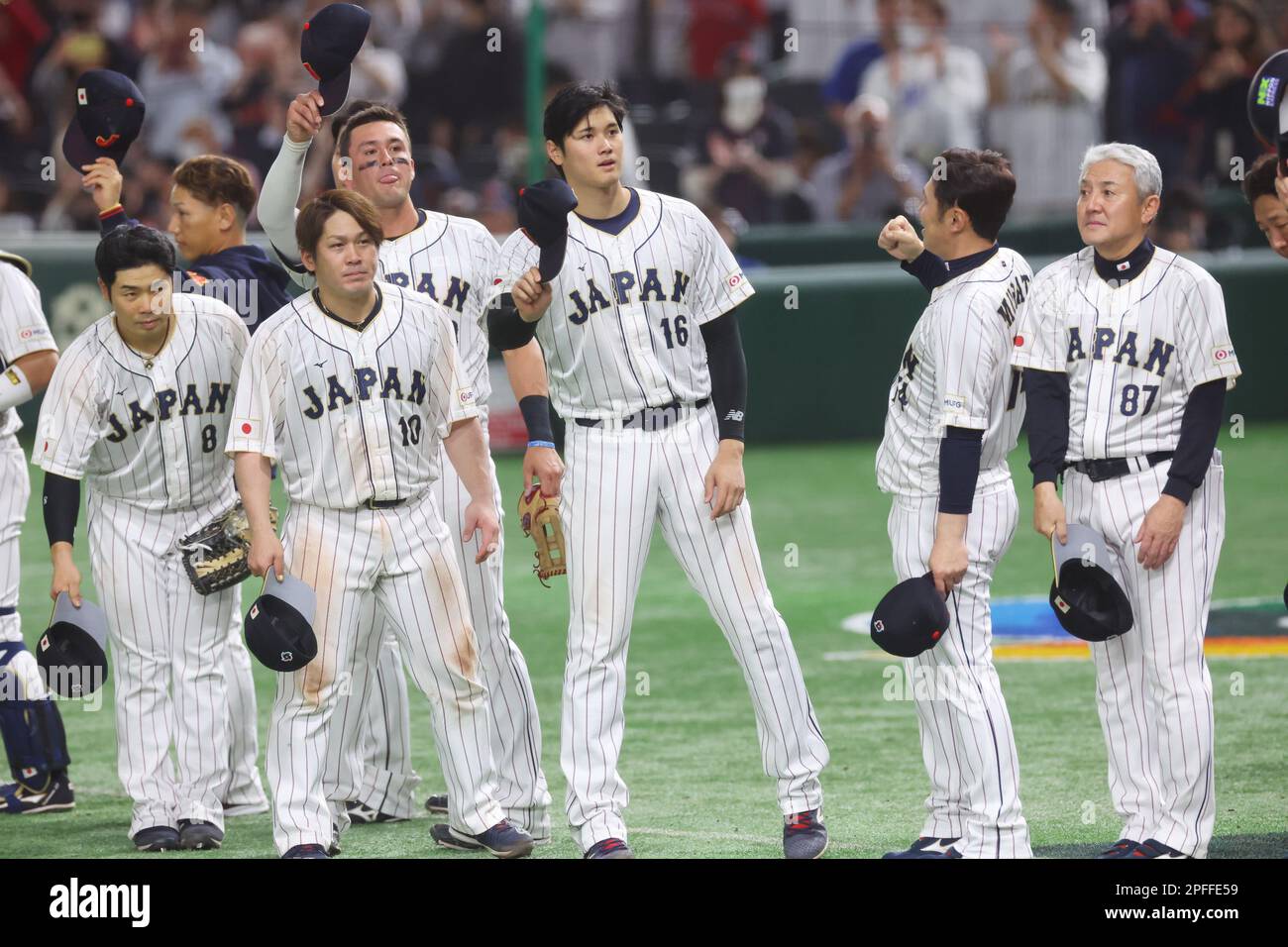 Tokyo, Japan. 16th Mar, 2023. Japan team group (JPN) Baseball : 2023 ...