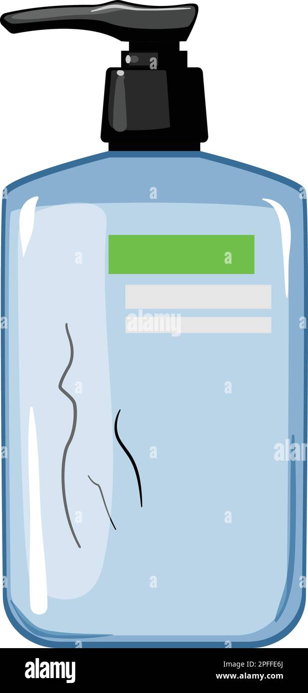 treatment body cream cartoon vector illustration Stock Vector Image ...