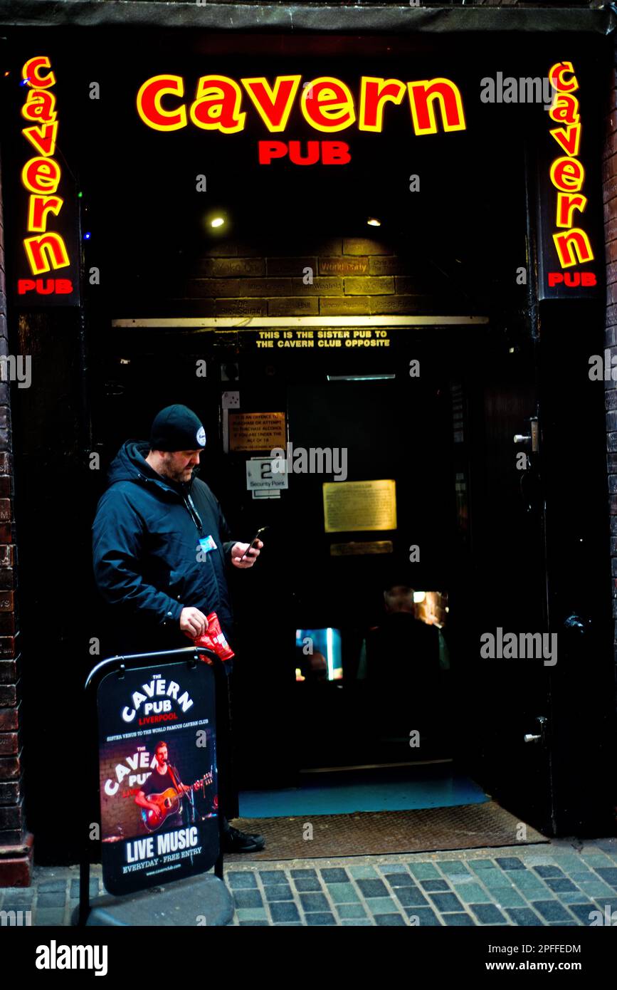 The Cavern Pub, Mathew Street, Liverpool, England Stock Photo - Alamy