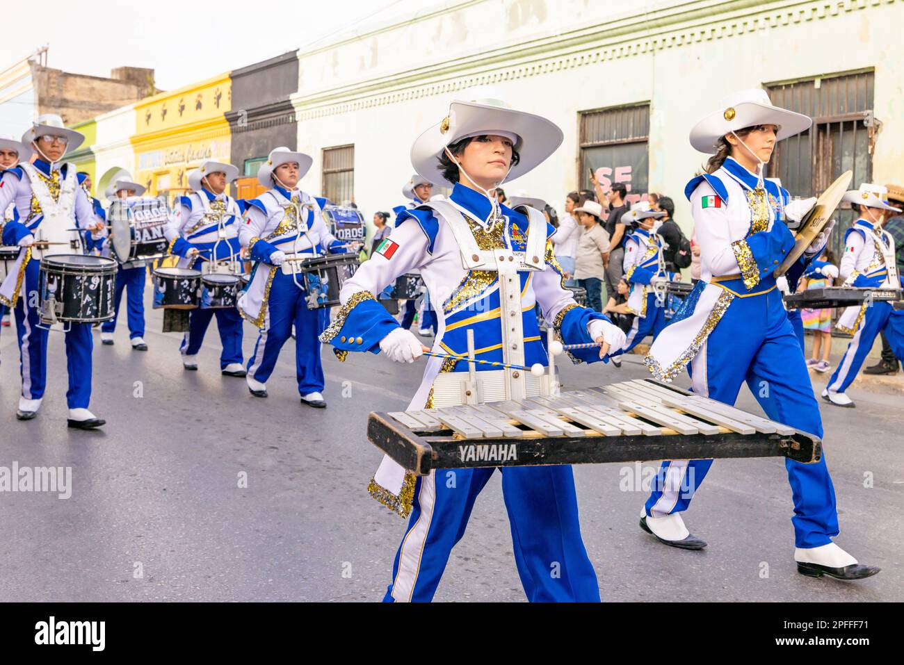Matamoros, Tamaulipas, Mexico - February 25, 2023: Fiestas Mexicanas ...