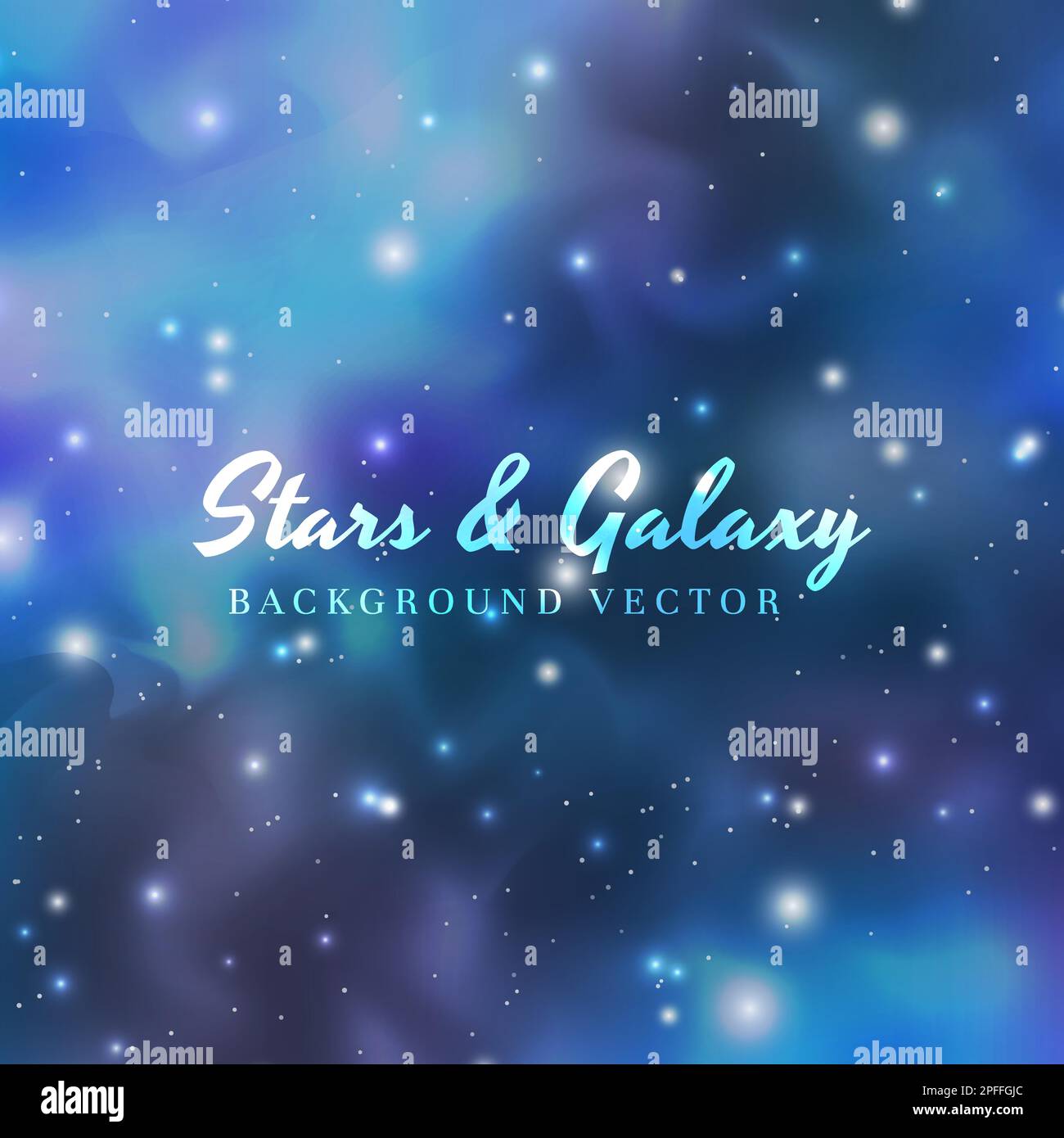 Galaxy starry abstract square background design vector Stock Vector ...