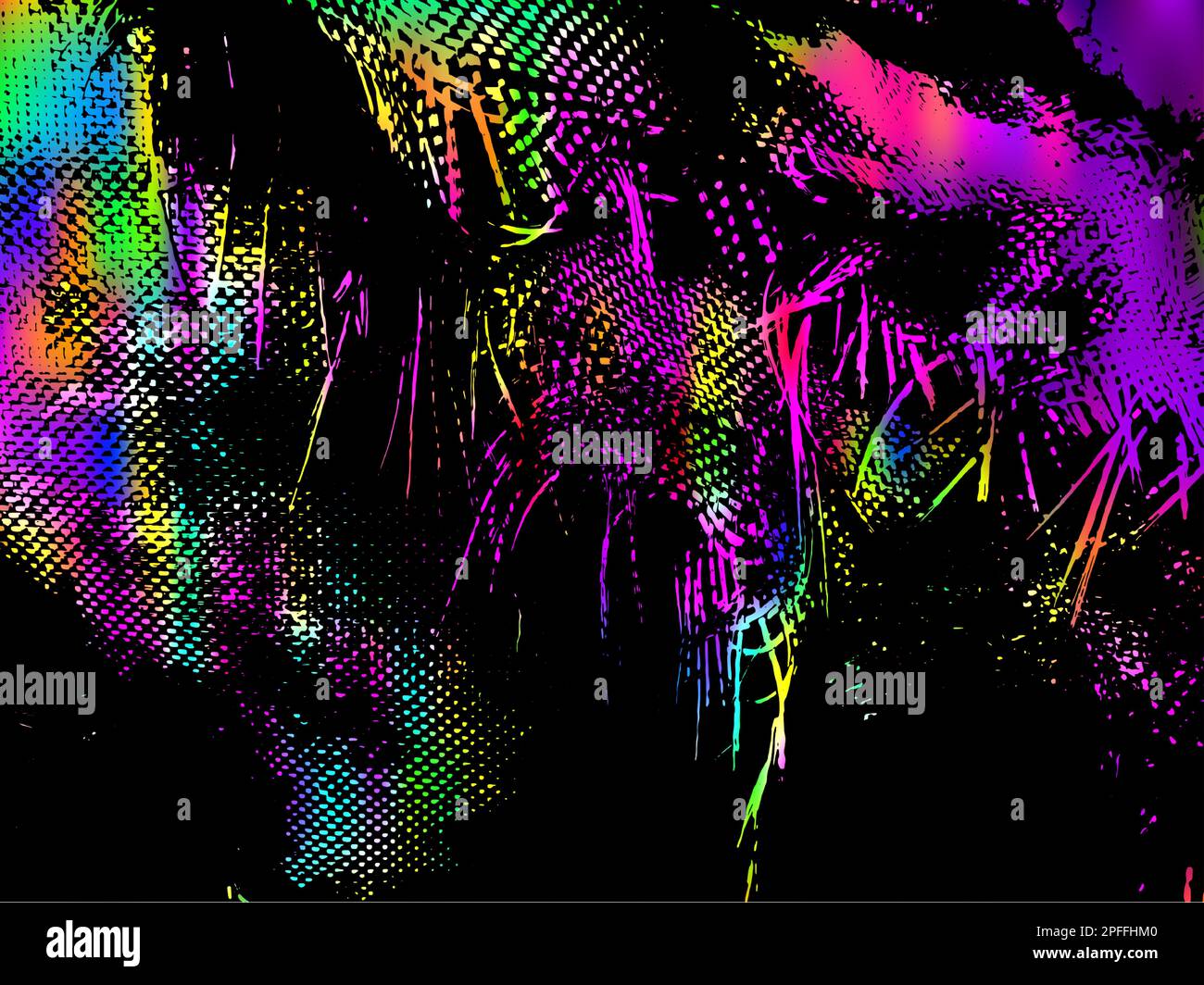 Grunge color neon background. Abstract street art print Stock Vector ...