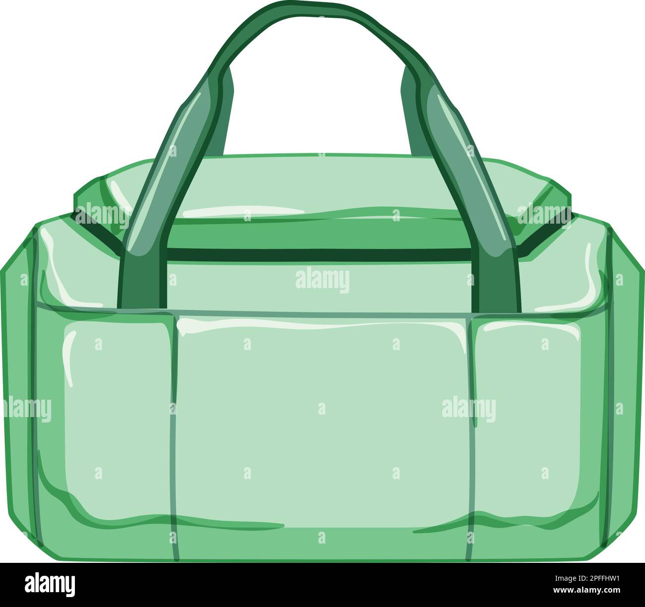 training fitness bag cartoon vector illustration Stock Vector Image ...