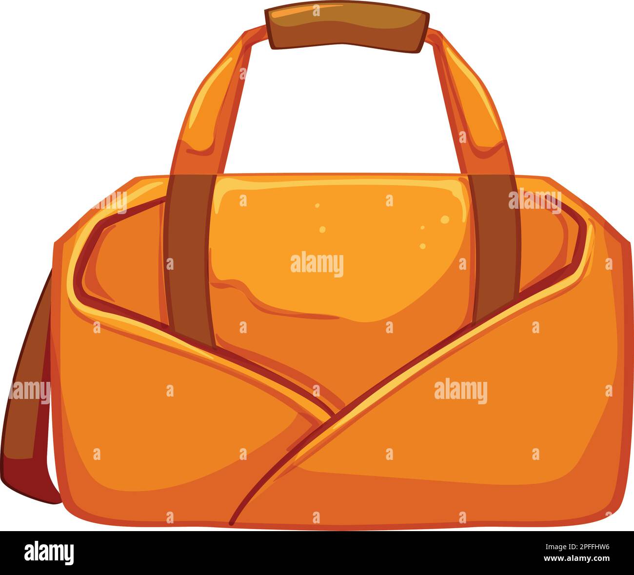 luggage fitness bag cartoon vector illustration Stock Vector Image ...