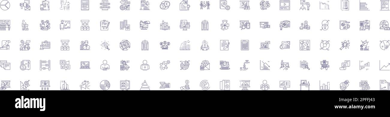 Audit Check Line Icons Signs Set Design Collection Of Inspection