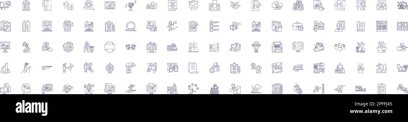 Analytics line icons signs set. Design collection of Analytics ... Analytics line icons signs set. Design collection of Analytics ...
