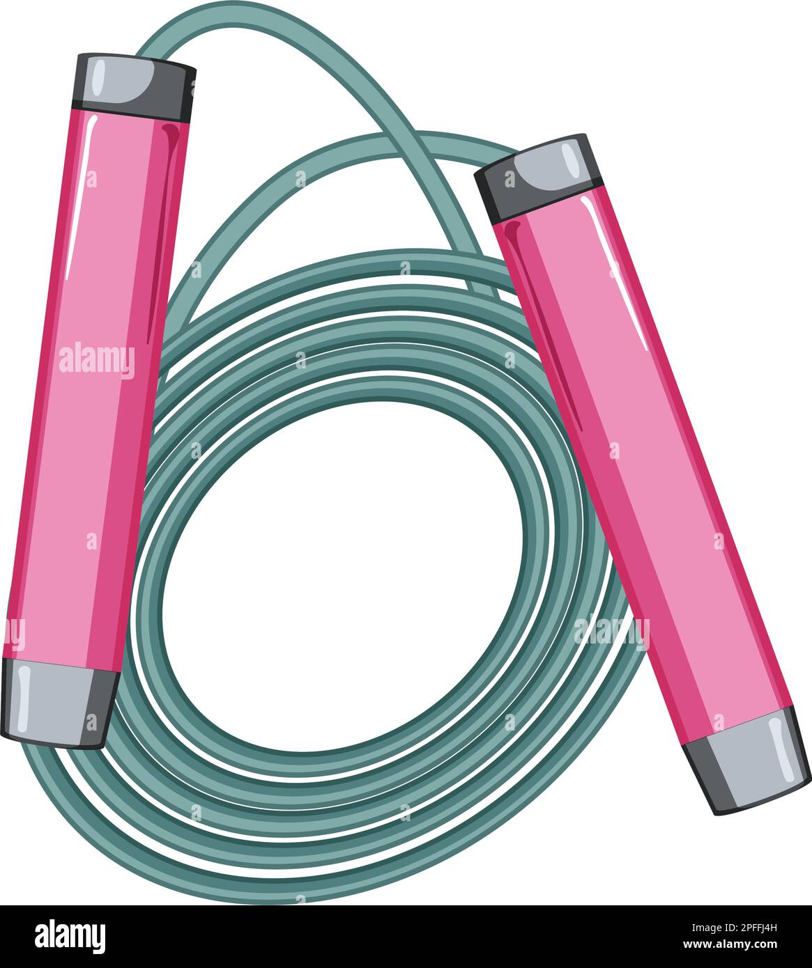 fit fitness rope cartoon vector illustration Stock Vector Image & Art ...