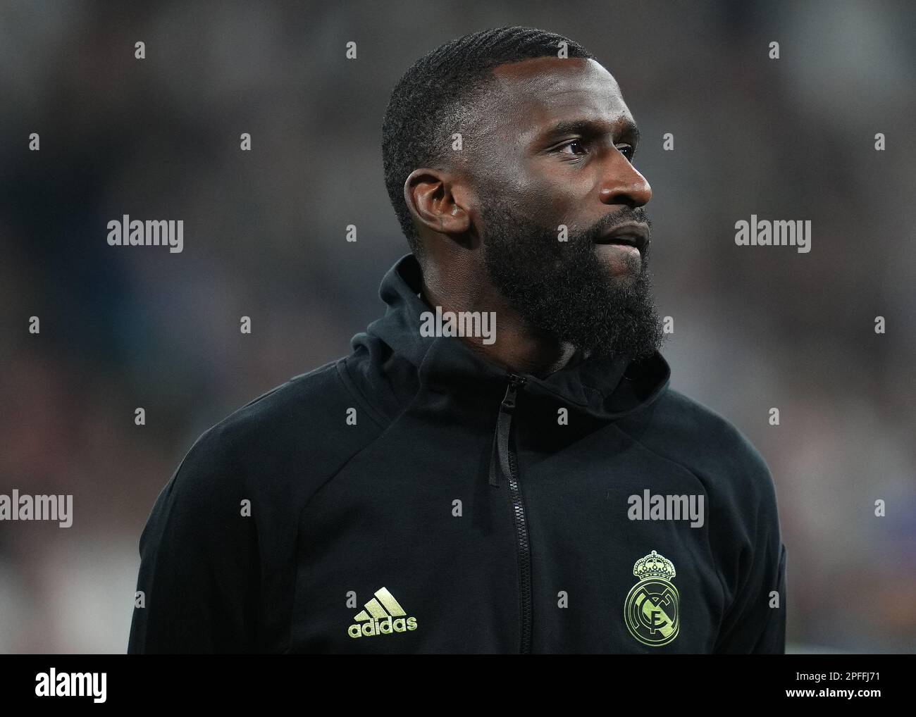 Antonio Rudiger of Real Madrid during the UEFA Champions League match ...