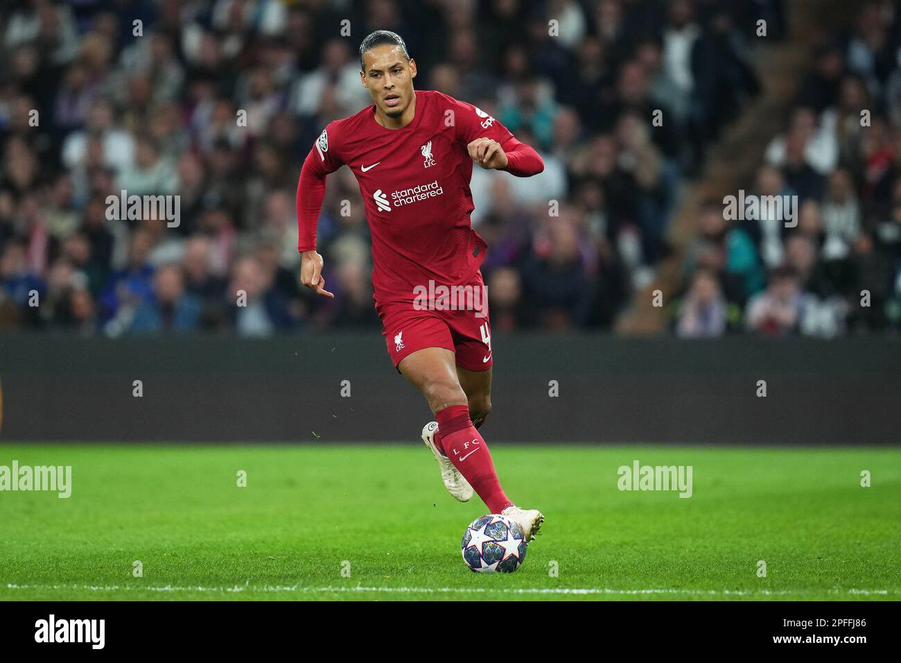 Virgil van Dijk of Liverpool FC during the UEFA Champions League match ...