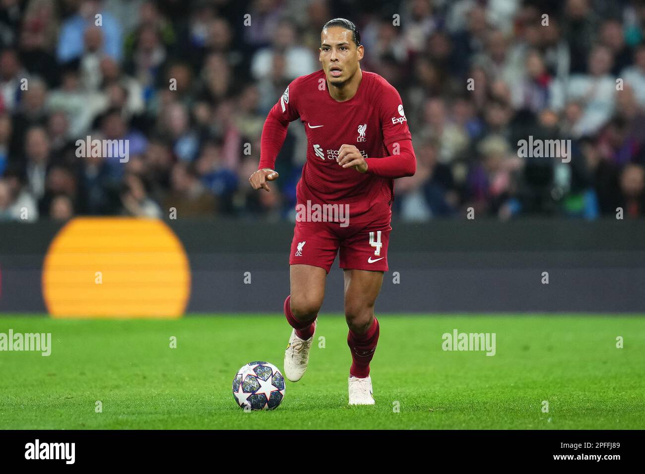 Virgil van Dijk of Liverpool FC during the UEFA Champions League match ...