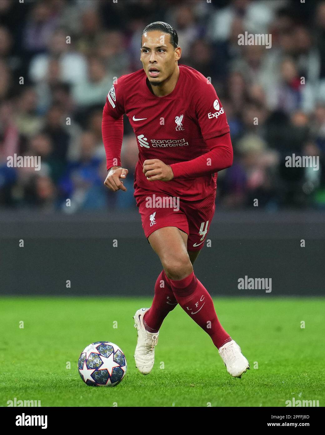 Virgil van Dijk of Liverpool FC during the UEFA Champions League match ...