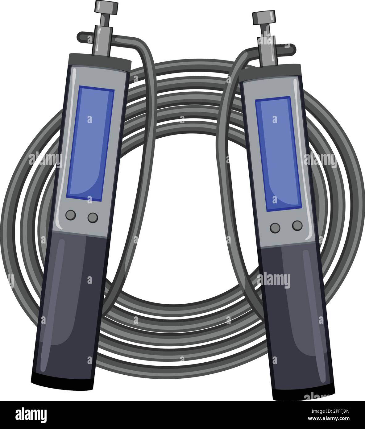 gym fitness rope cartoon vector illustration Stock Vector Image & Art ...