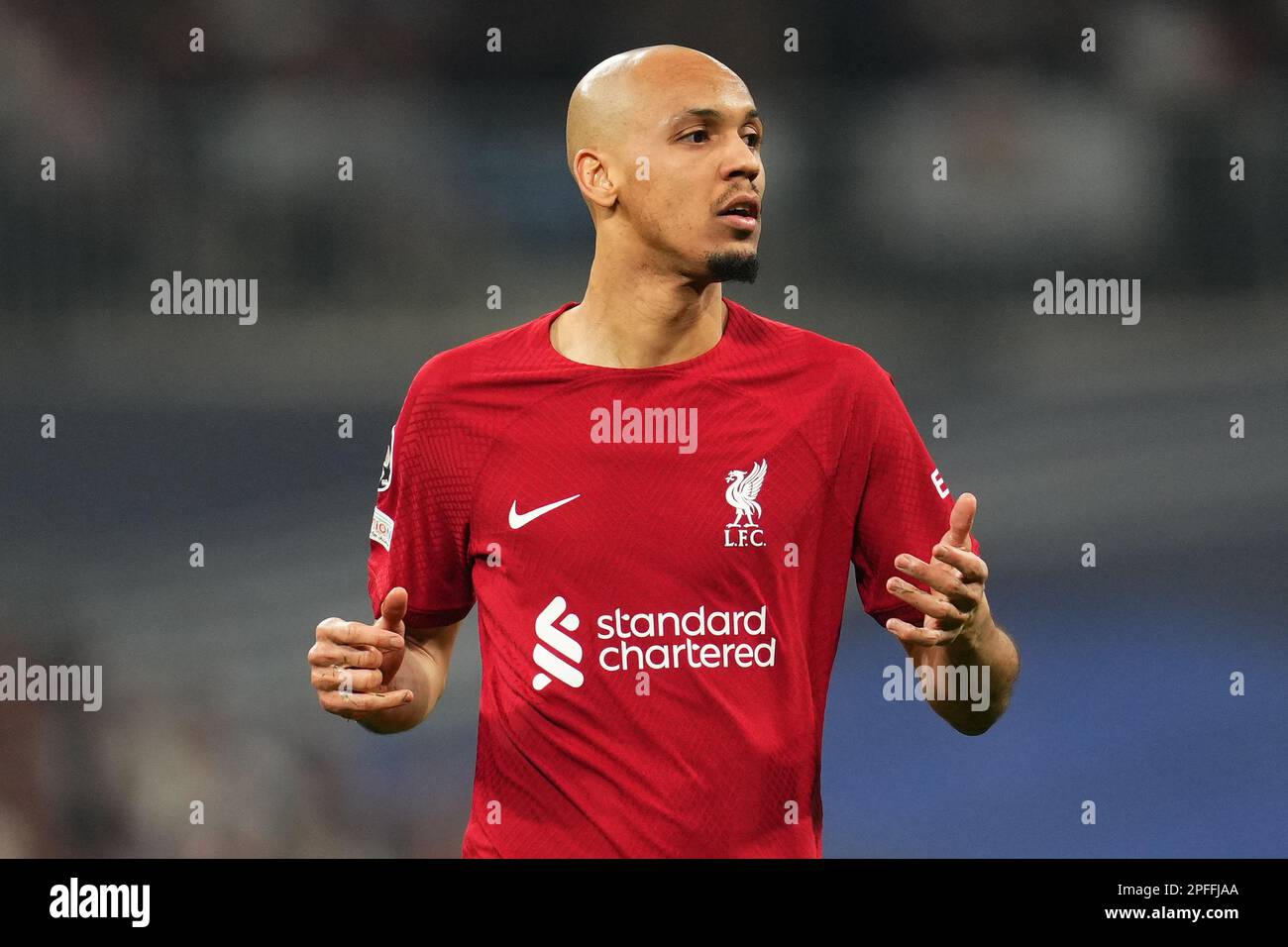 Fabinho of Liverpool FC during the UEFA Champions League match, round ...