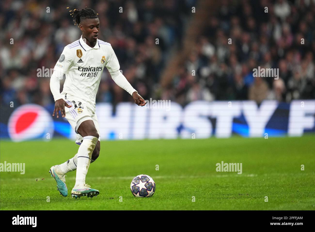 Eduardo Camavinga of Real Madrid during the UEFA Champions League match ...