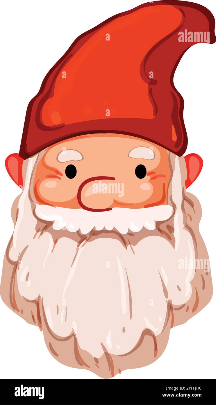 happy garden gnome cartoon vector illustration Stock Vector Image & Art ...