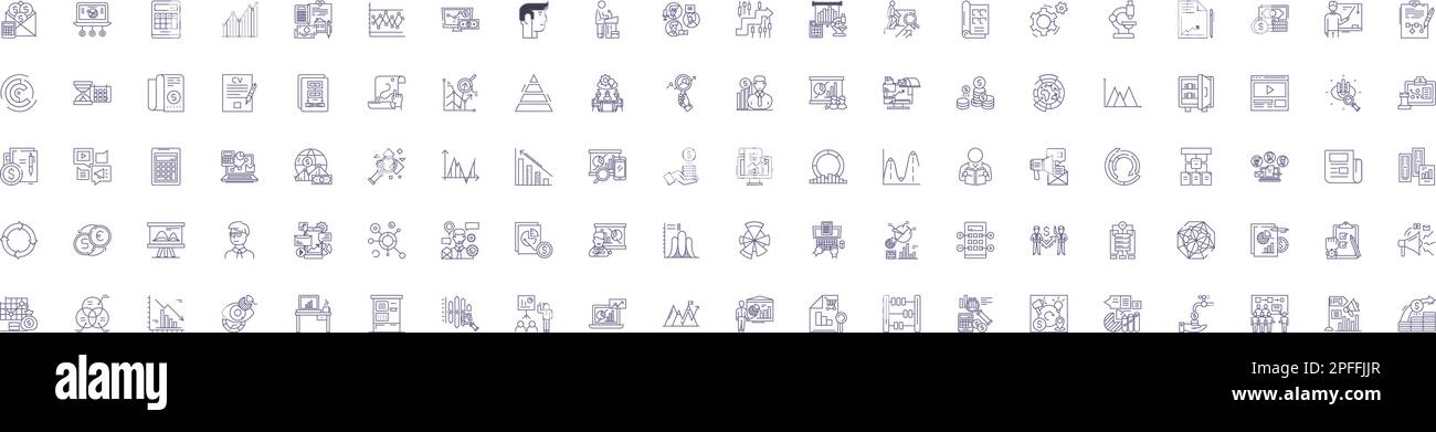 Big Data Line Icons Signs Set Design Collection Of Analytics Storage