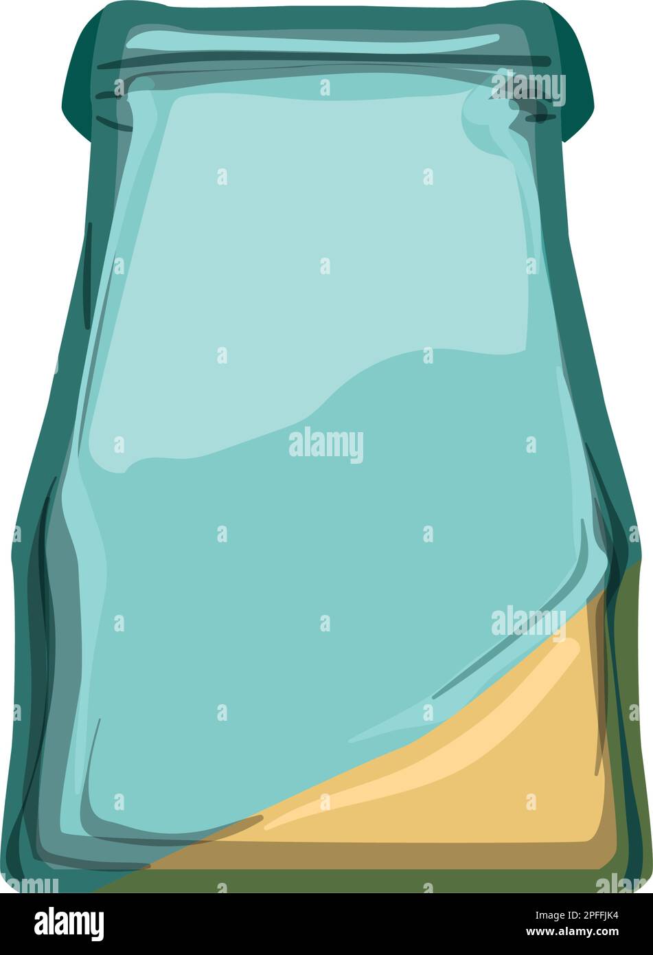 paper coffee packaging cartoon vector illustration Stock Vector Image ...