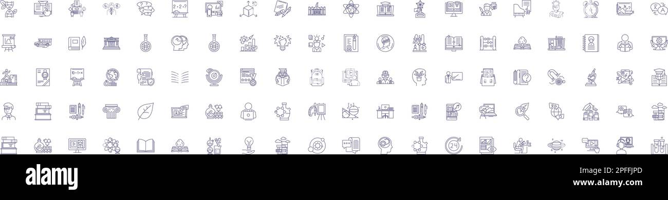 Entrepreneurial mindset line icons signs set. Design collection of ...