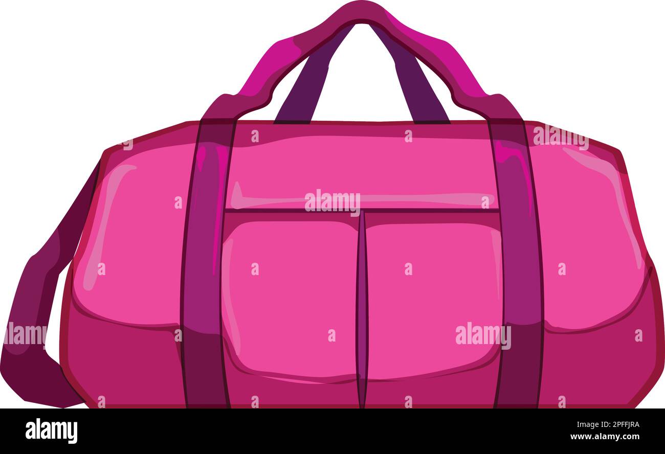baggage fitness bag cartoon vector illustration Stock Vector Image ...