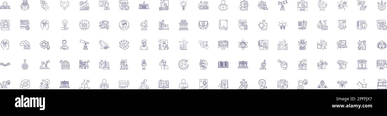 Deep learning line icons signs set. Design collection of Deep learning ... Deep learning line icons signs set. Design collection of Deep learning ...