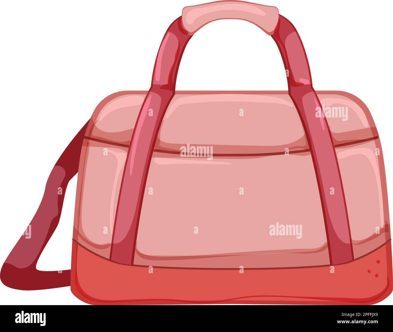 carry fitness bag cartoon vector illustration Stock Vector Image & Art ...