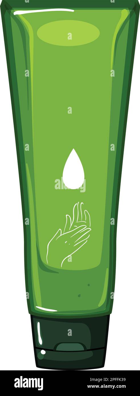 woman hand cream cartoon vector illustration Stock Vector Image & Art ...