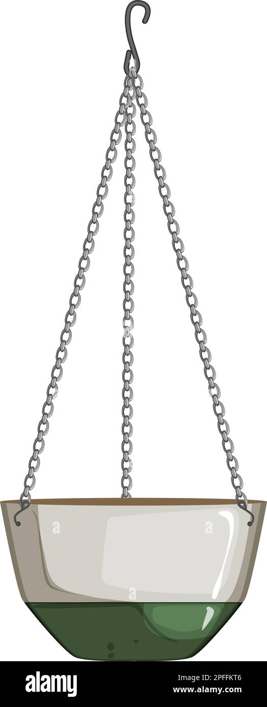 houseplant hanging planter cartoon vector illustration Stock Vector ...