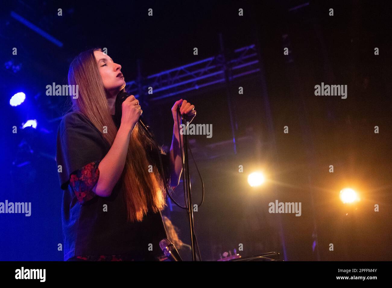 Oslo, Norway. 16th Mar, 2023. The English post-punk band Dry Cleaning ...