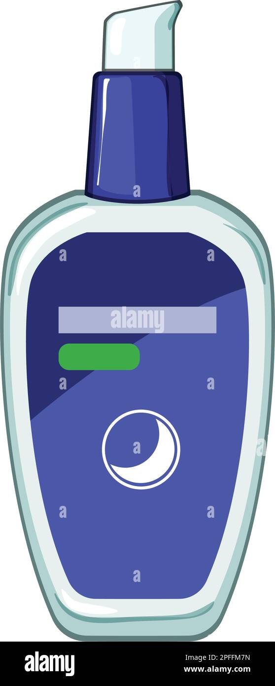 care night cream cartoon vector illustration Stock Vector Image & Art ...