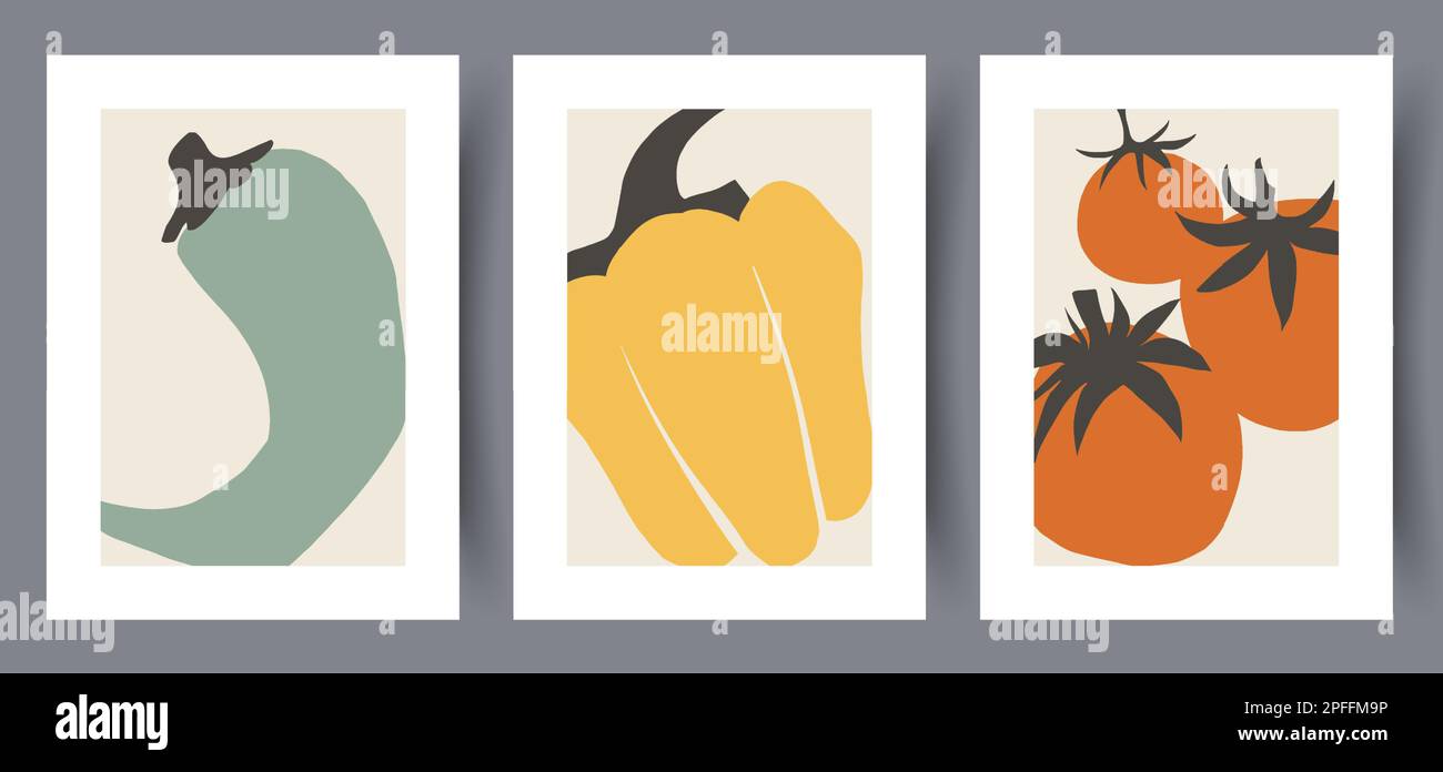 Food decor art Stock Vector Images - Alamy