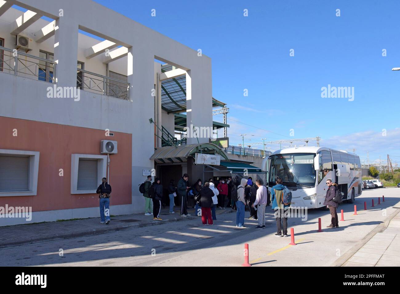 Kiato station hi-res stock photography and images - Alamy