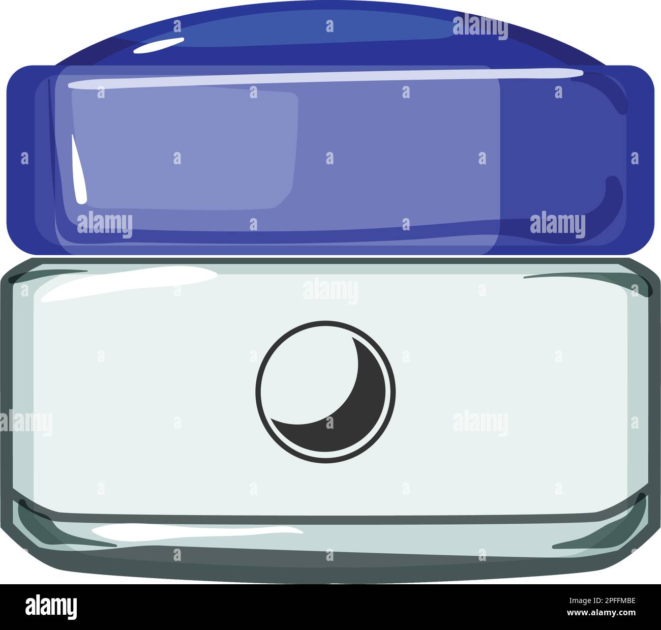 health night cream cartoon vector illustration Stock Vector Image & Art ...