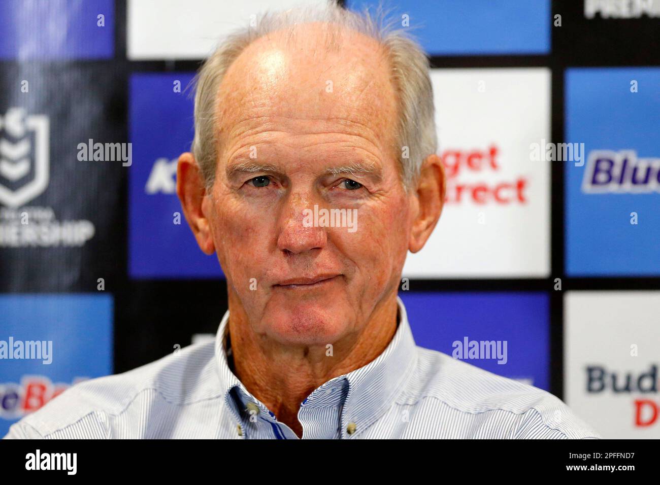 Dolphins coach Wayne Bennett after the NRL Round 3 match between the ...