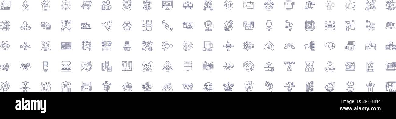 Distribution line icons signs set. Design collection of Distribute ... Distribution line icons signs set. Design collection of Distribute ...
