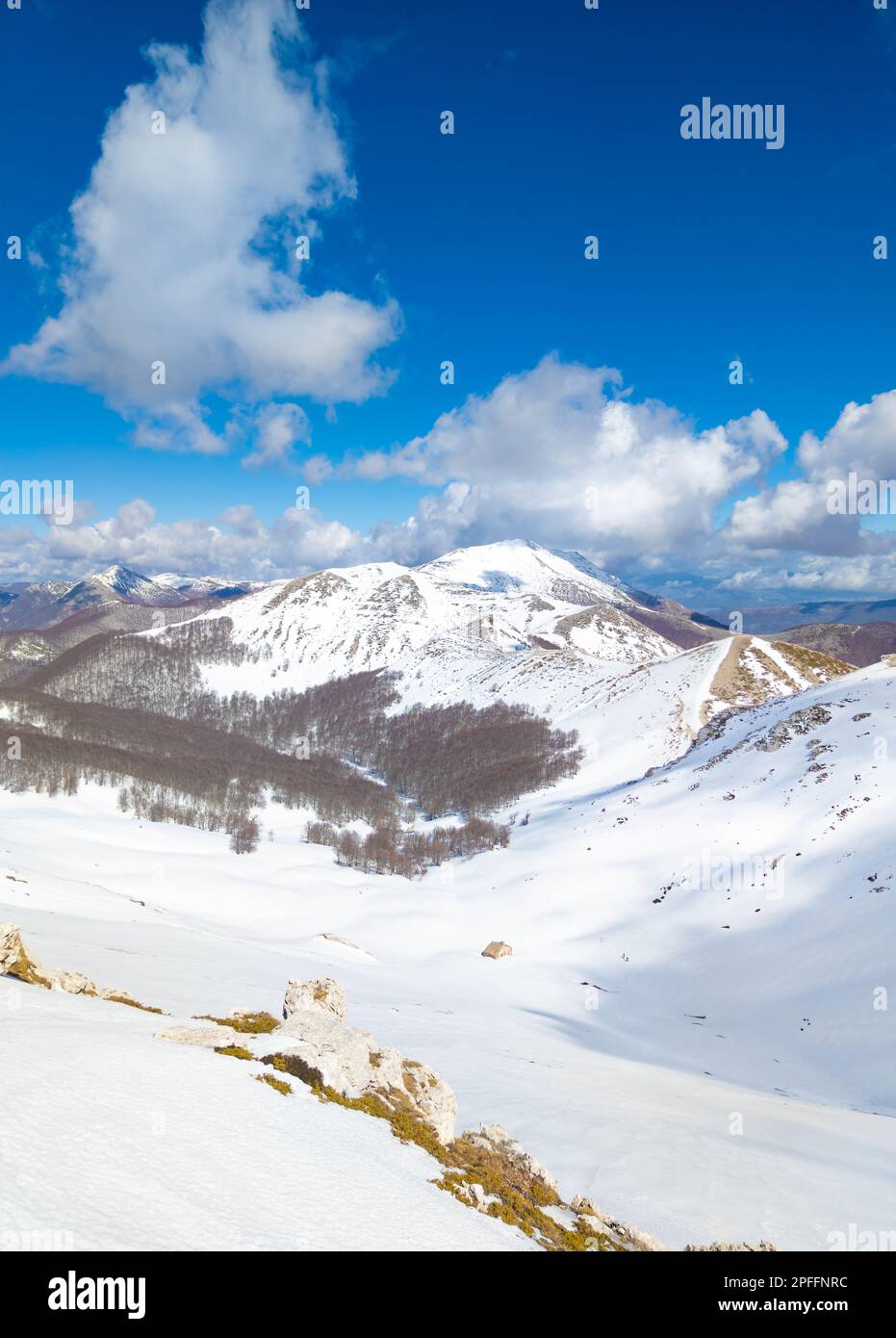 Campocatino and Mount Crepacuore, Italy - The snow capped mountains in ...