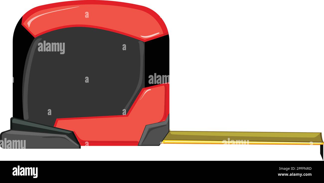 ruler tape measure cartoon vector illustration Stock Vector Image & Art ...