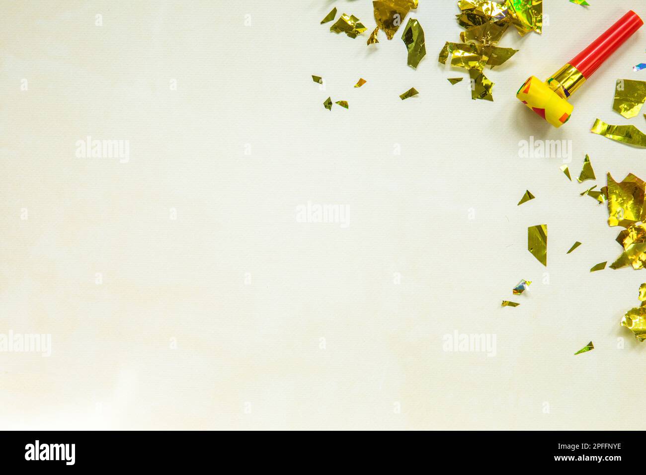 Birthday party blowouts whistles Rolled festive noisemaker or party ...