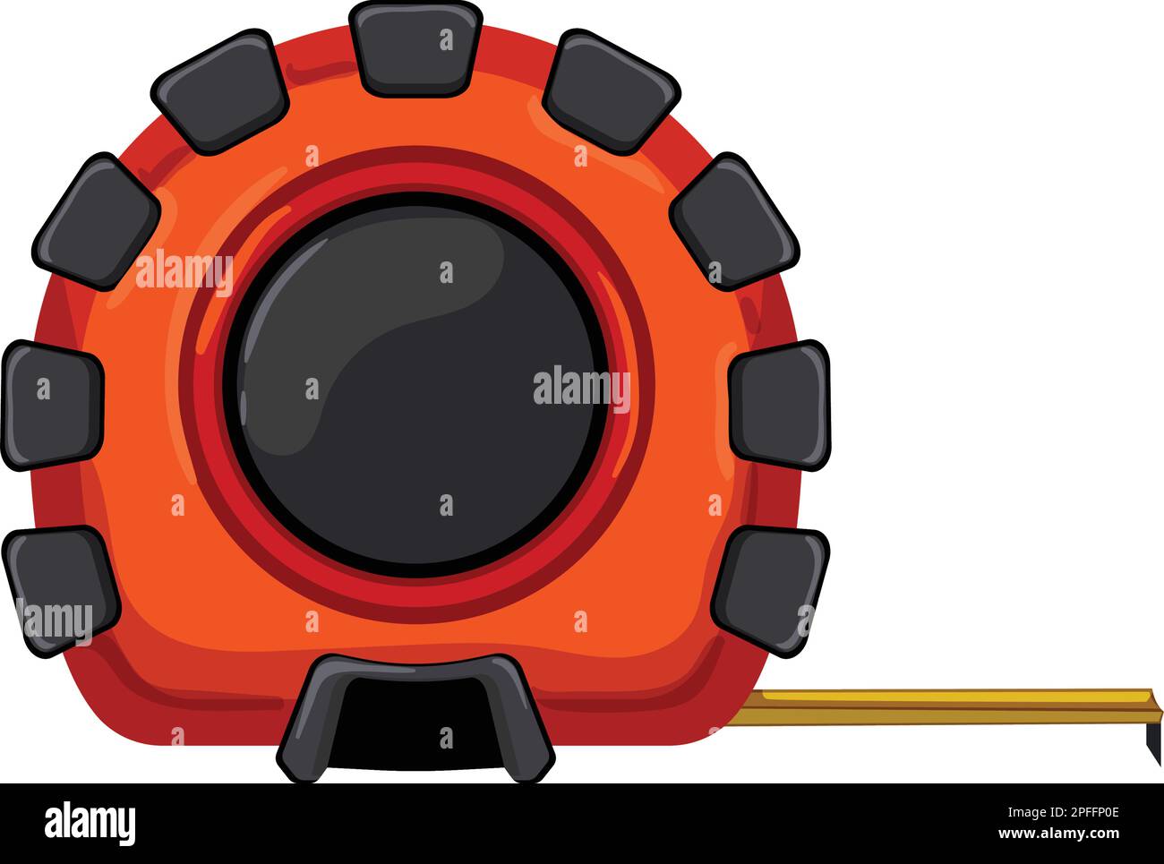 centimeter tape measure cartoon vector illustration Stock Vector Image ...