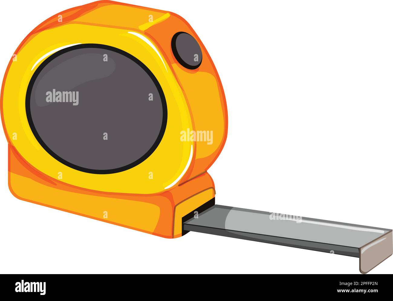 length tape measure cartoon vector illustration Stock Vector Image ...