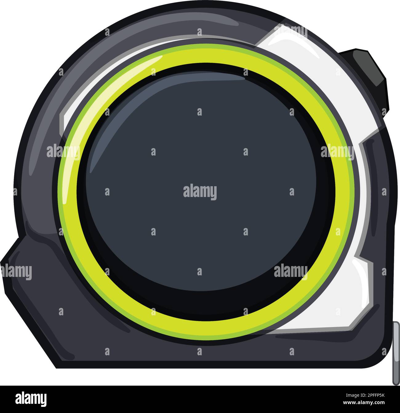yellow tape measure cartoon vector illustration Stock Vector Image ...