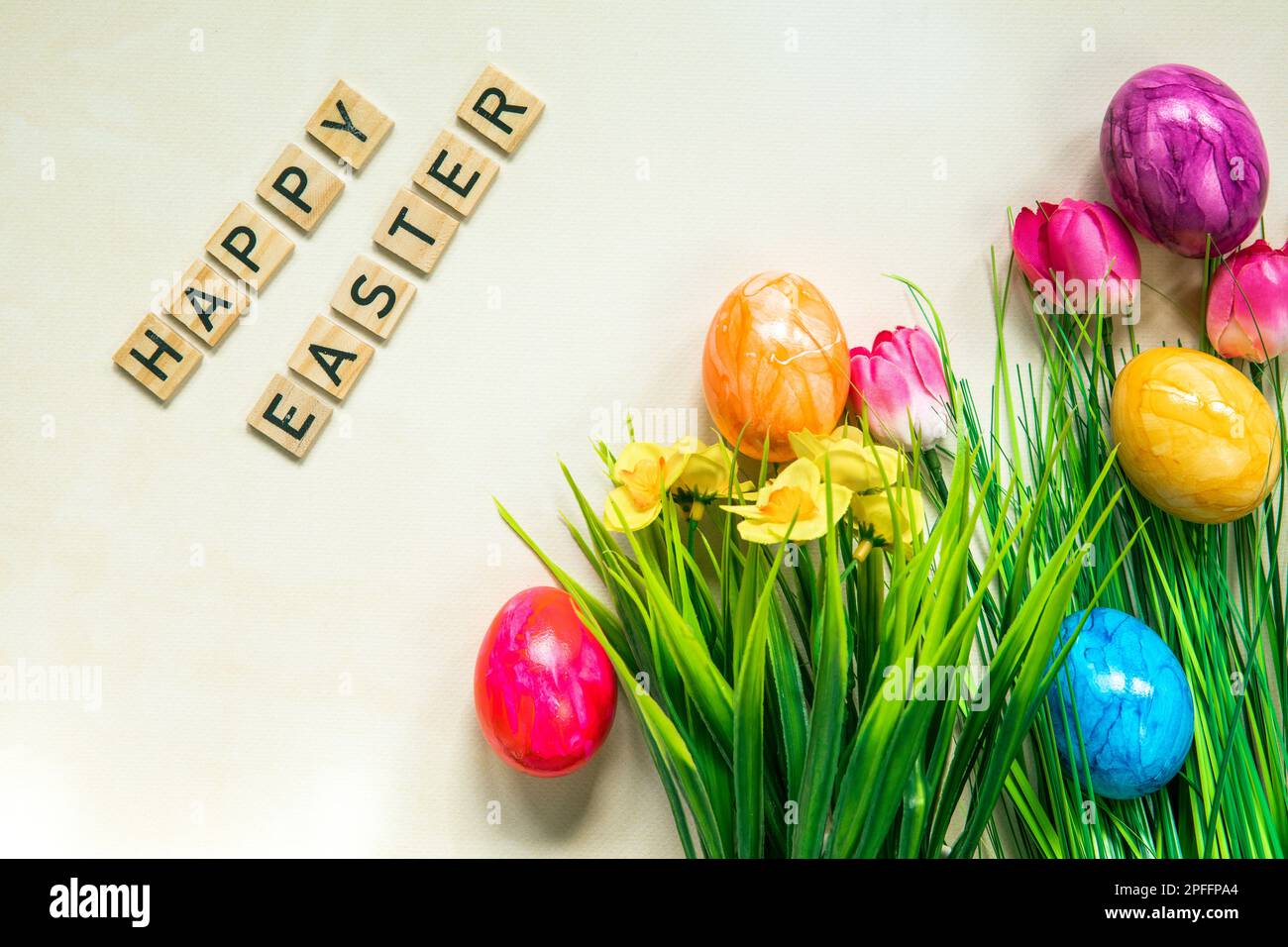 Animation party text in blue hi-res stock photography and images - Alamy