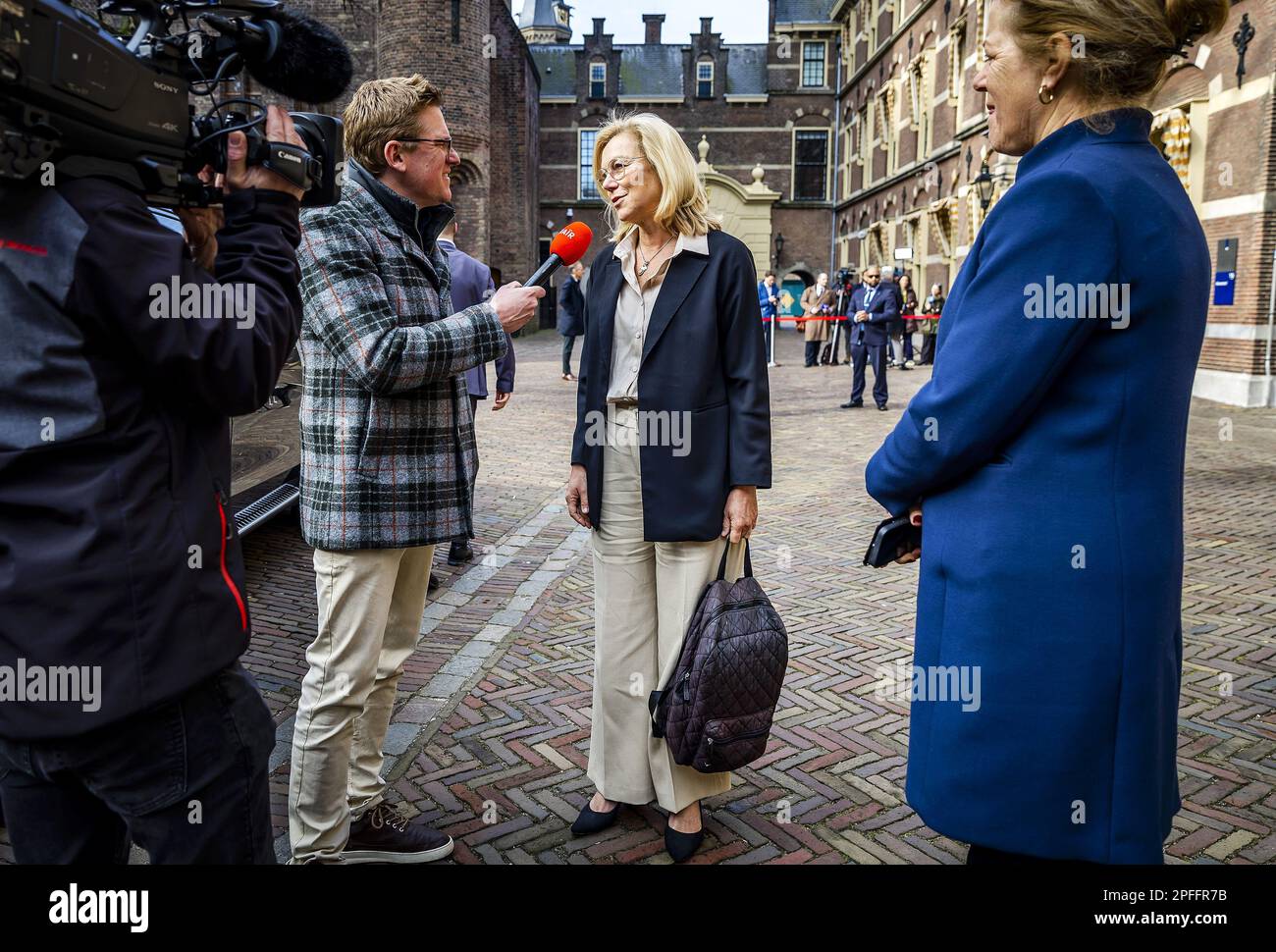 THE HAGUE - Sigrid Kaag, Minister of Finance, at the Binnenhof prior to ...