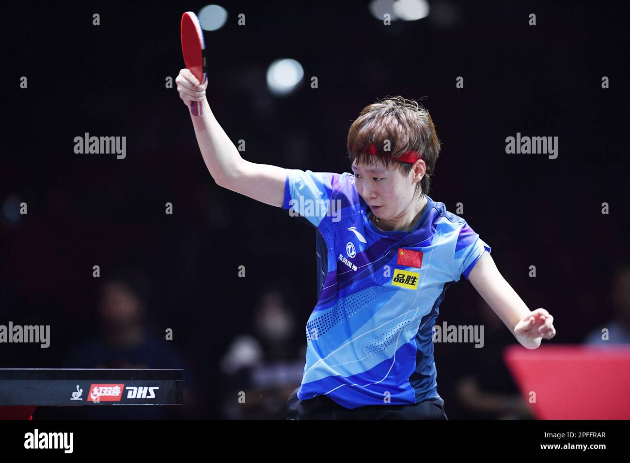 Singapore, Singapore. 17th Mar, 2023. Wang Manyu (CHN) Table Tennis ...