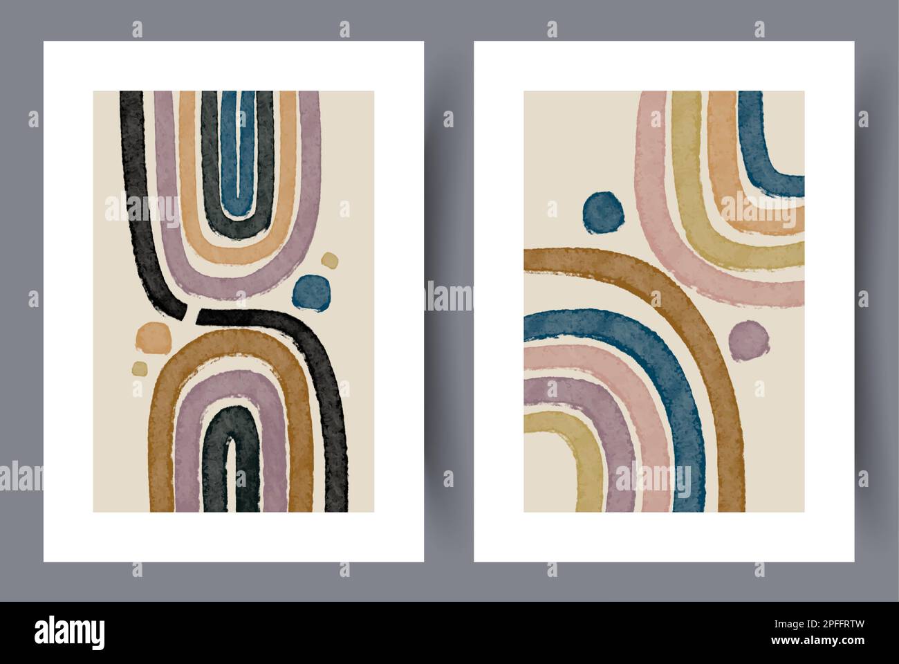 Abstract art painting Stock Vector Images - Alamy