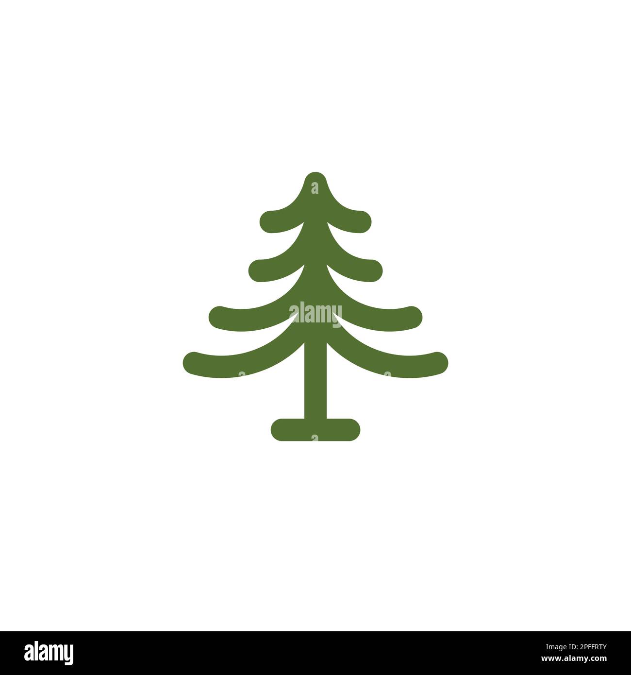 Pine Logo Simple Design. Pine Icon Modern Stock Vector Image & Art - Alamy