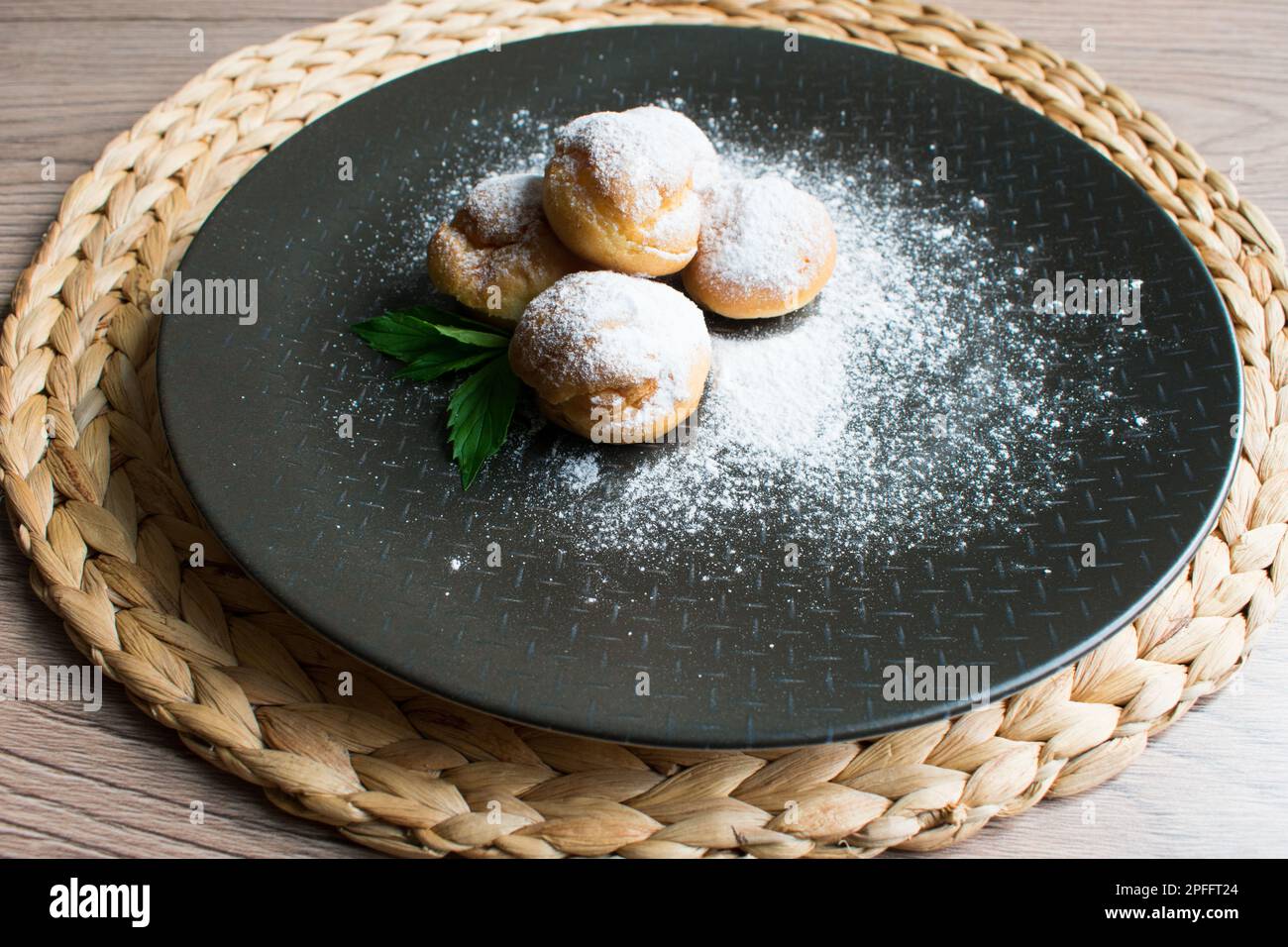 Food photography profiteroles hi-res stock photography and images - Alamy