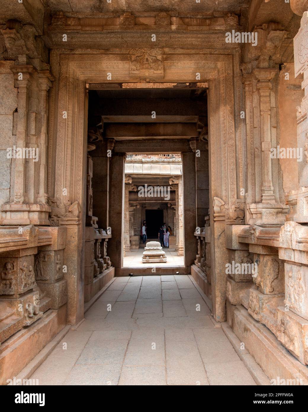 Hazara Rama Temple in Hampi is famous for the lovely bas reliefs and ...
